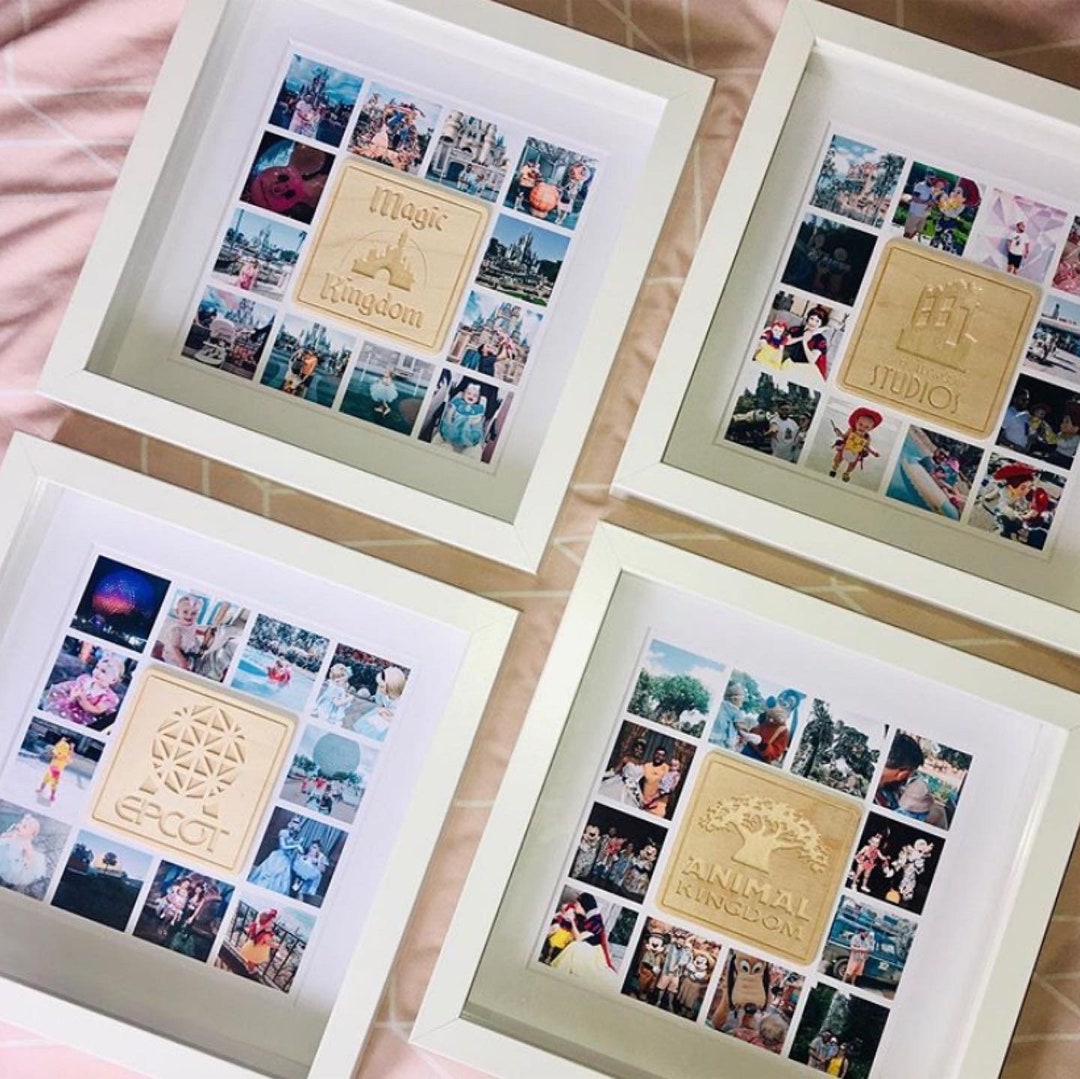 Disney Park Frames Disney Collage Photo Collage Disney - Etsy