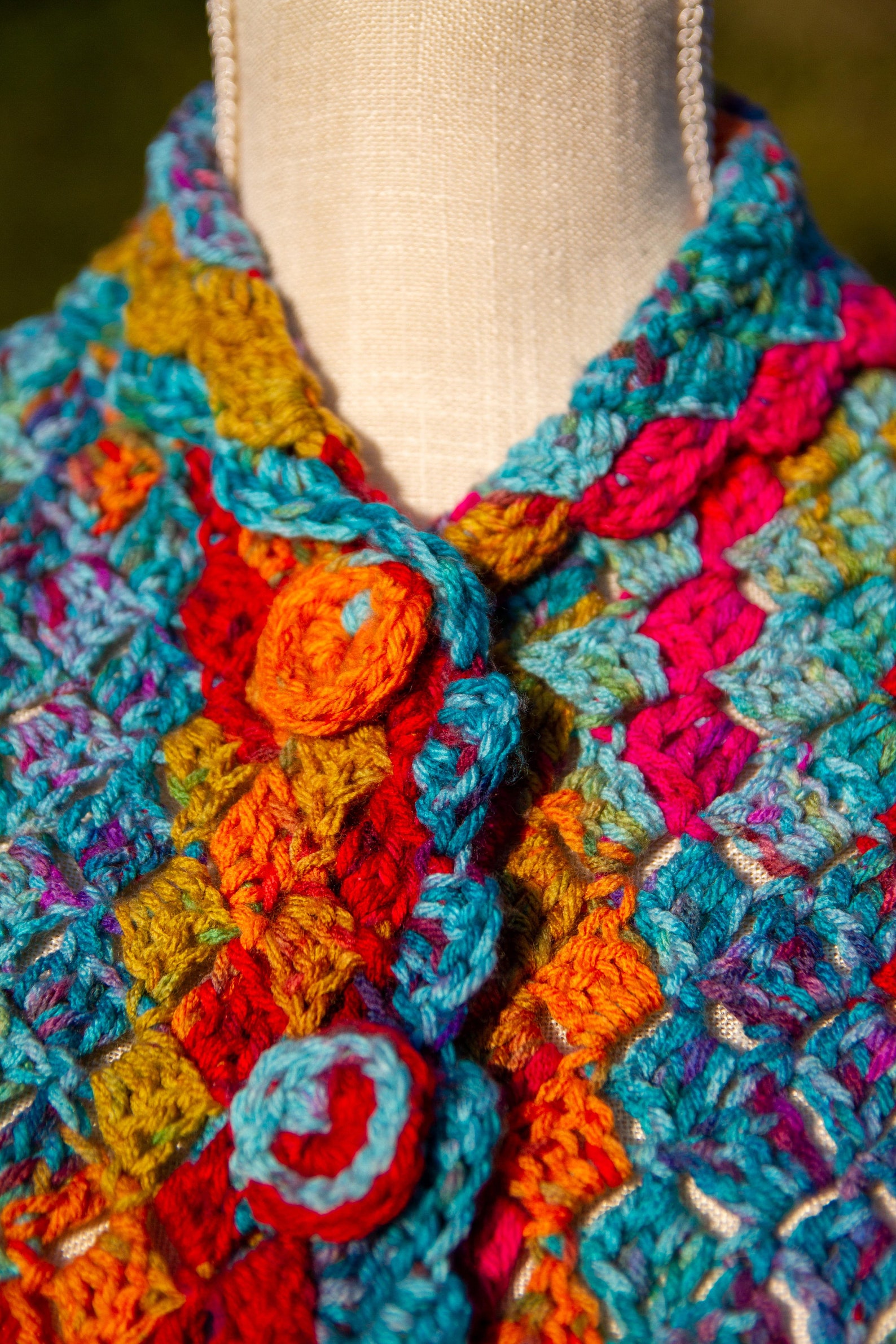 Crochet Shawl PATTERN Kaleidoscope Shawl Poncho Shawl, Armless Jacket ...