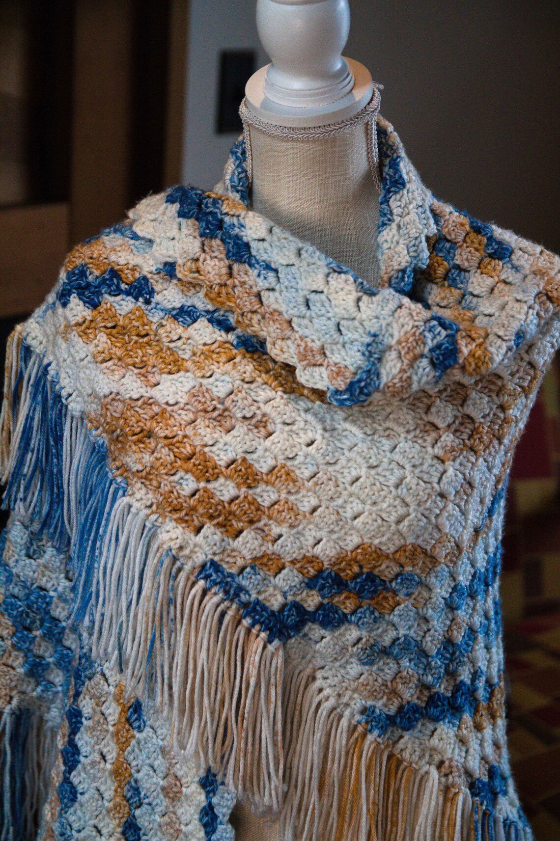 Crochet Shawl PATTERN Kaleidoscope Shawl Poncho Shawl, Armless Jacket ...