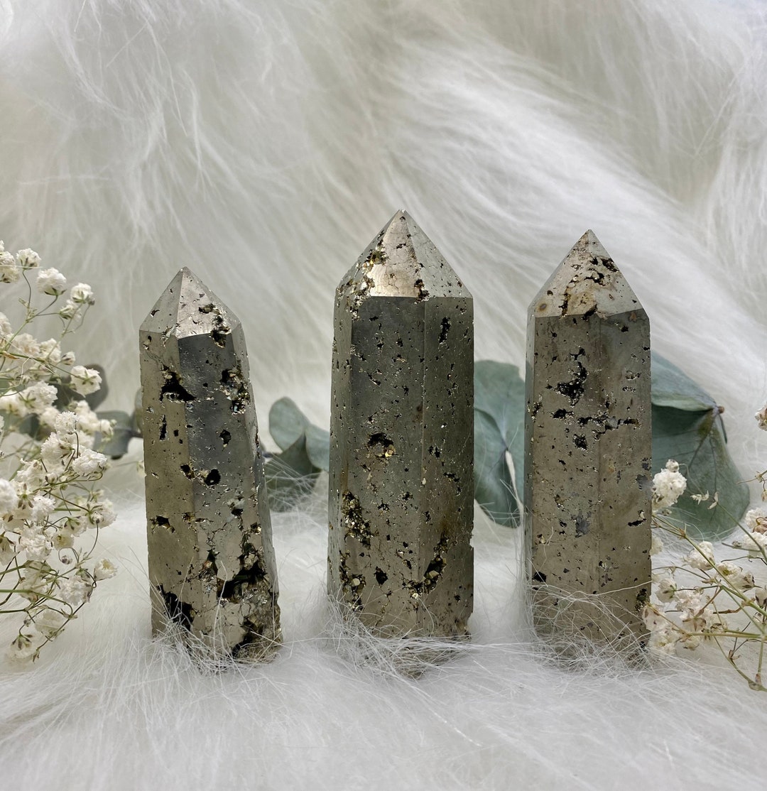 Pyrite Tower, Pyrite Carving - Etsy