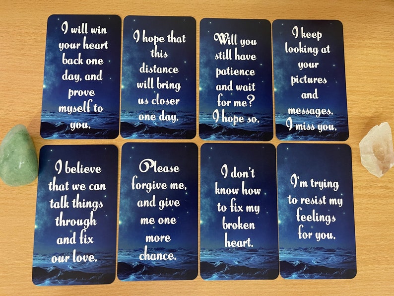 Shadows of Love Oracle. Love Messages Oracle Cards. Romance - Etsy