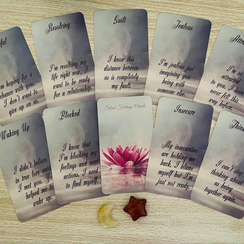 Silent Feelings Oracle. Love Messages Oracle Cards. Romance - Etsy