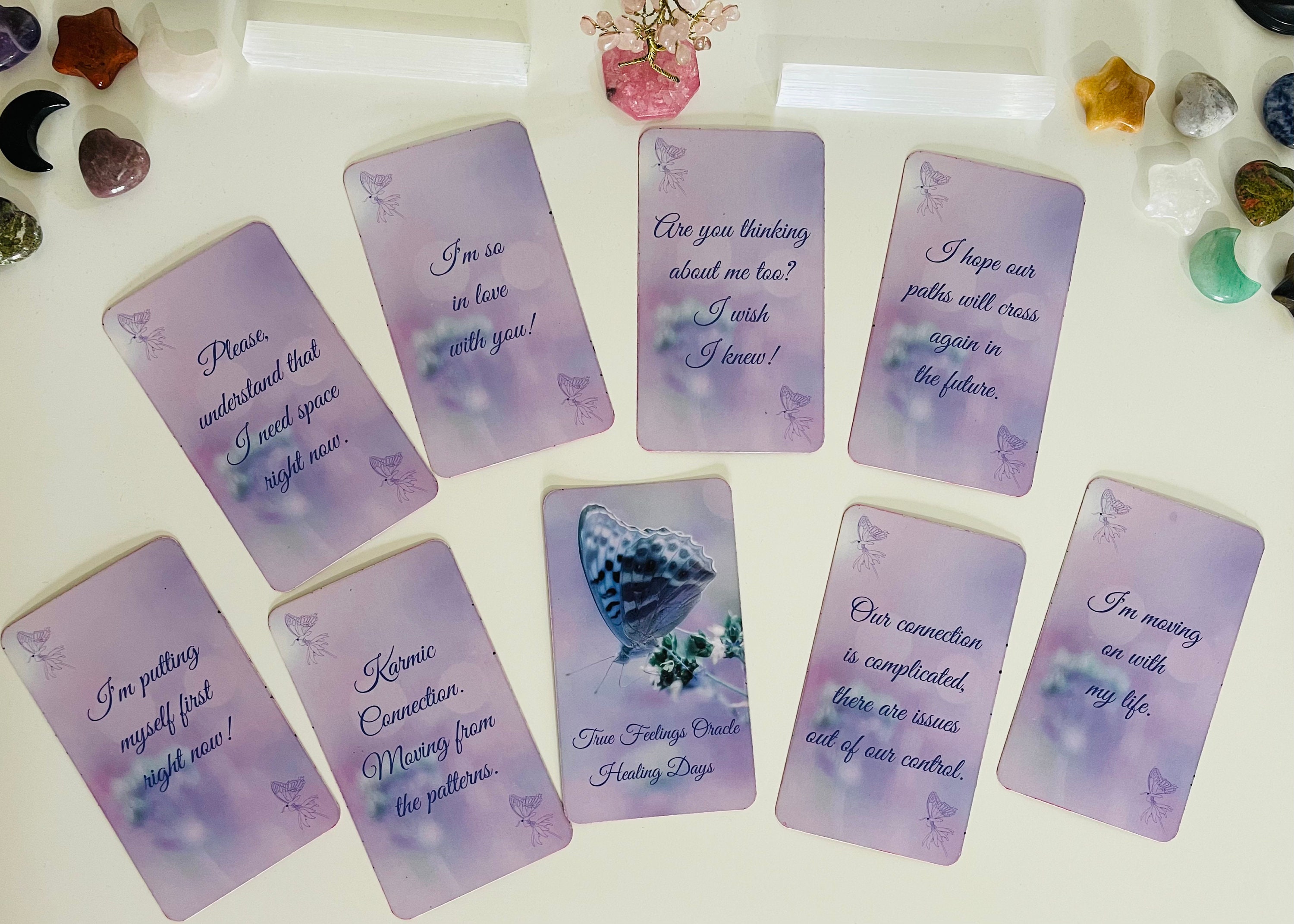 True Feelings Oracle Deck Love Messages Cards Messages From - Etsy