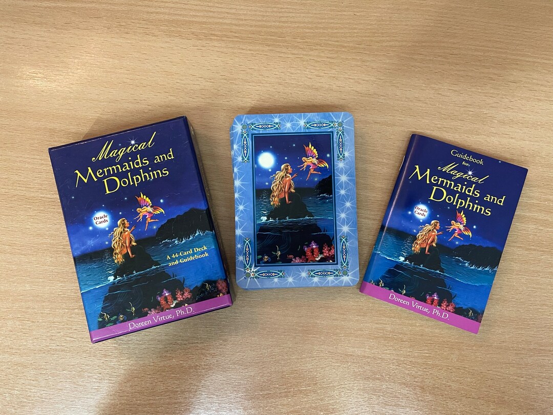 RARE Magical Mermaids and Dolphins Oracle Cards. Out of Print ORIGINAL ...