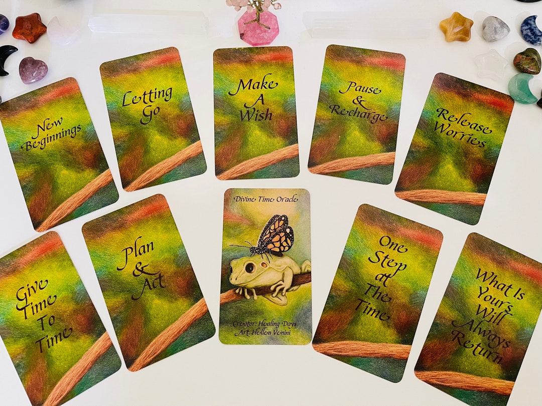 Divine Time Oracle Deck - 78 Cards Deck - Trust the Divine Time - Etsy