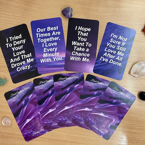 Heart and Shadow Oracle. Love Messages Oracle Cards. Romance - Etsy