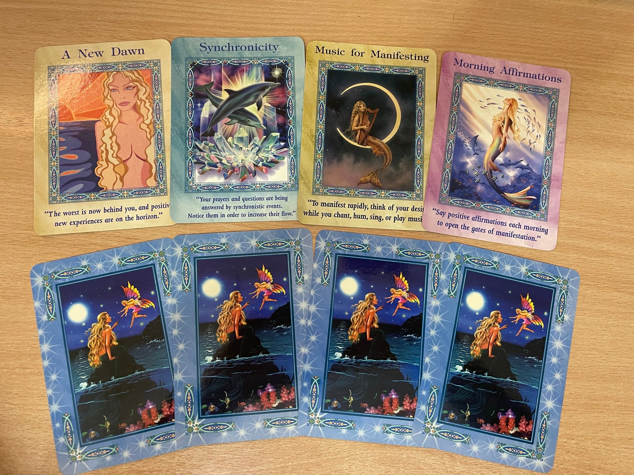 RARE Magical Mermaids and Dolphins Oracle Cards. Out of Print ORIGINAL ...