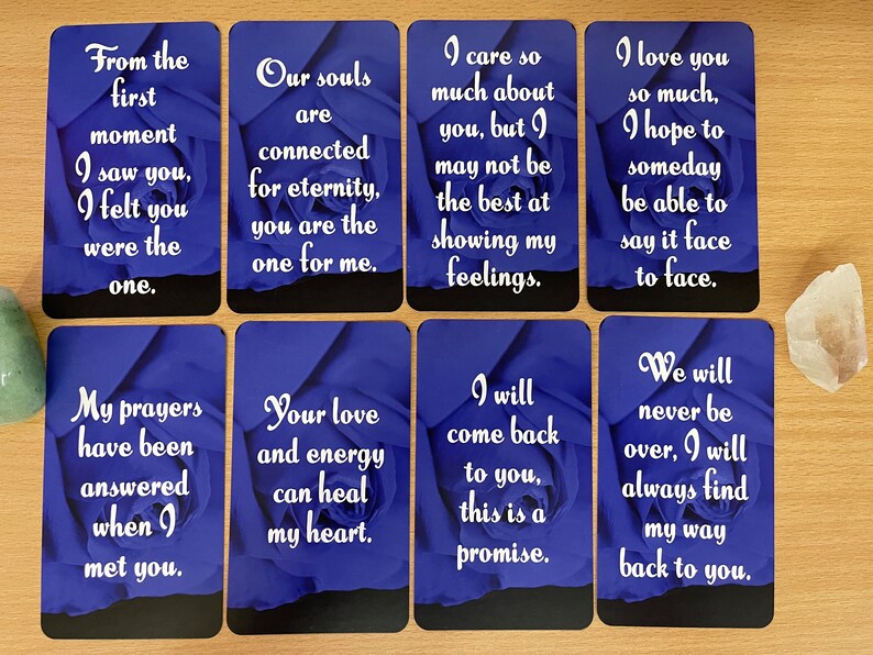 Shadows of Love Oracle. Love Messages Oracle Cards. Romance - Etsy