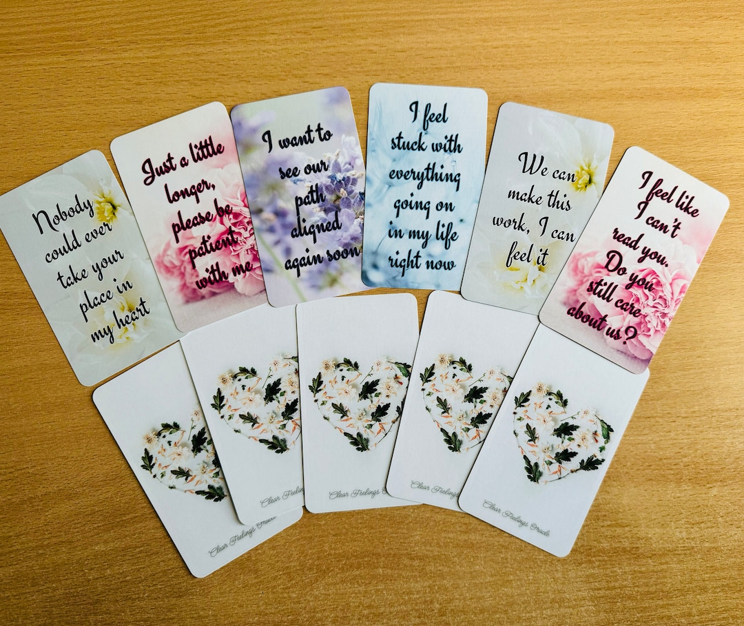 Clear Feelings Oracle. Love Messages Oracle Cards. Romance Oracle Deck ...