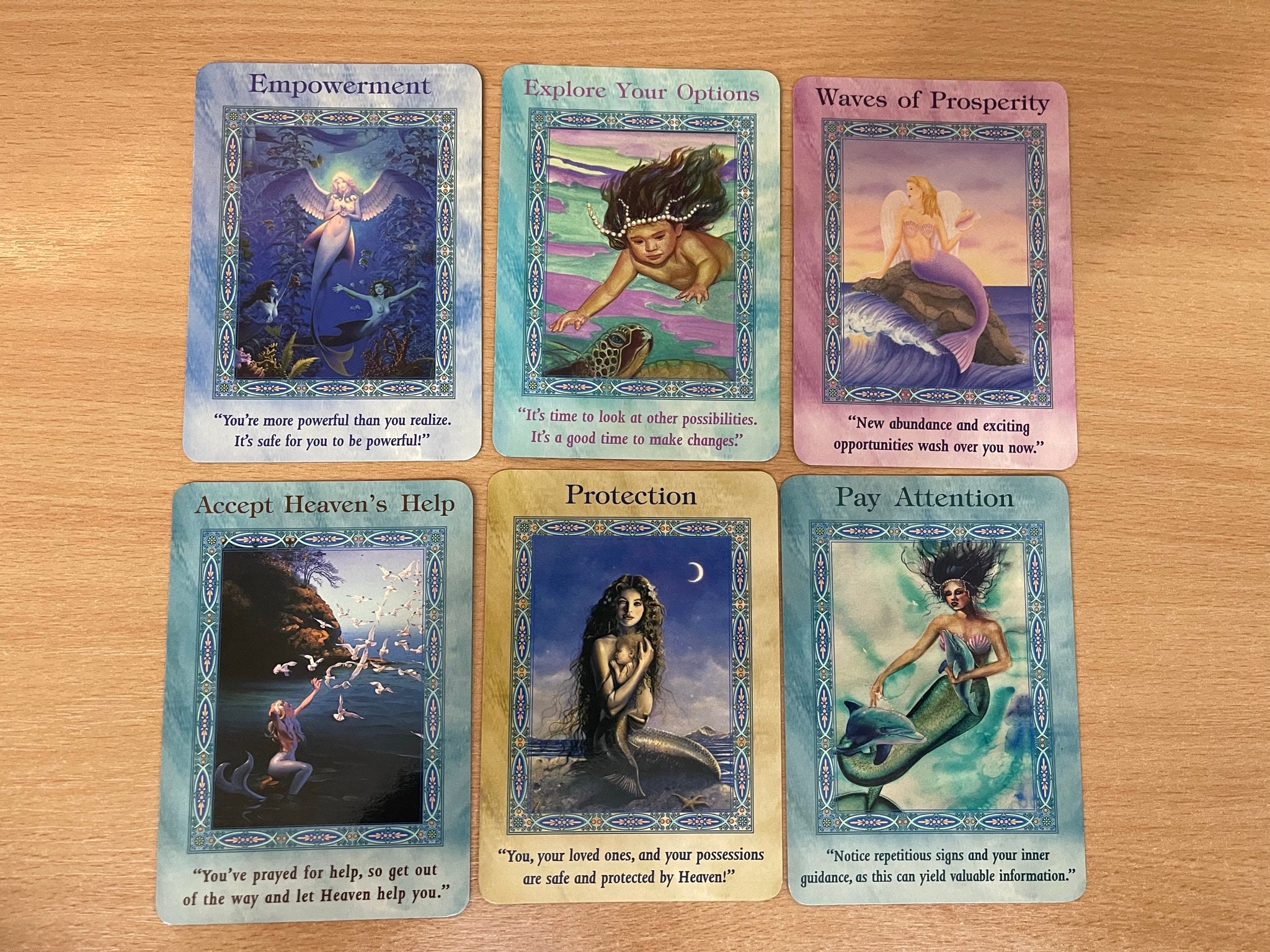RARE Magical Mermaids and Dolphins Oracle Cards. Out of Print ORIGINAL ...