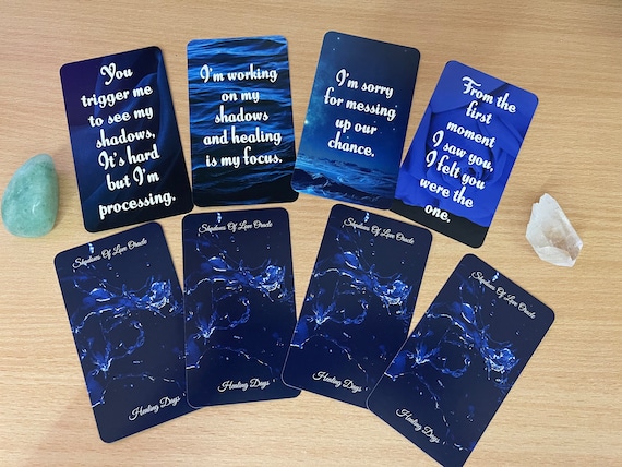 Shadows of Love Oracle. Love Messages Oracle Cards. Romance - Etsy