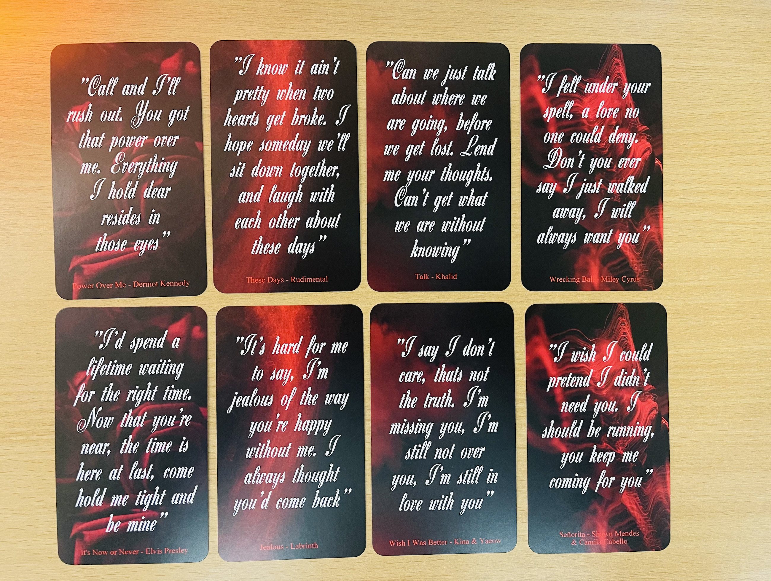 Songs of the Heart Oracle. Love Messages Oracle Cards With Popular Love ...