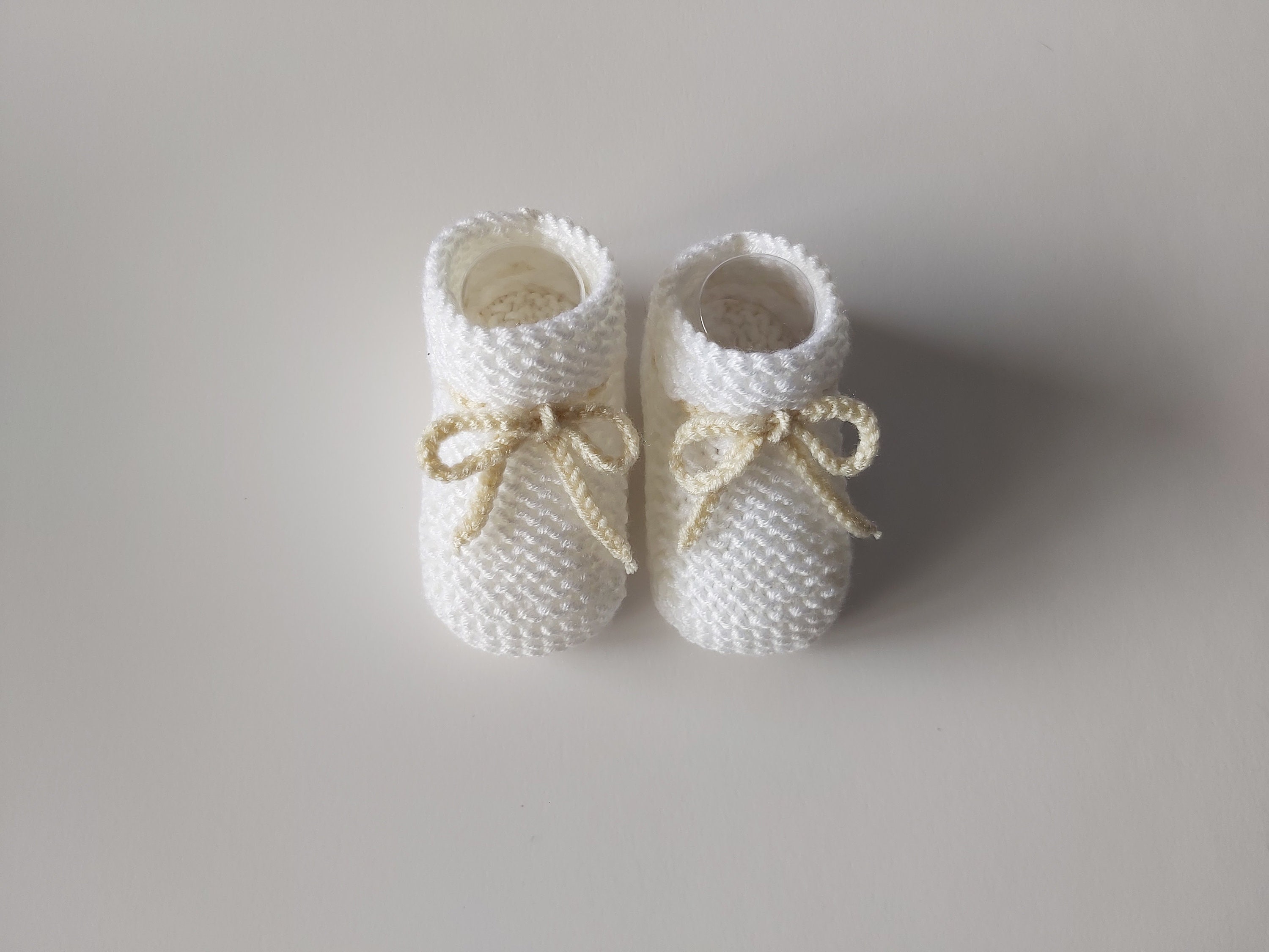 Botas de bebé tejidas a mano para recién nacido, 0-3, 3-6, 6-9 meses ...