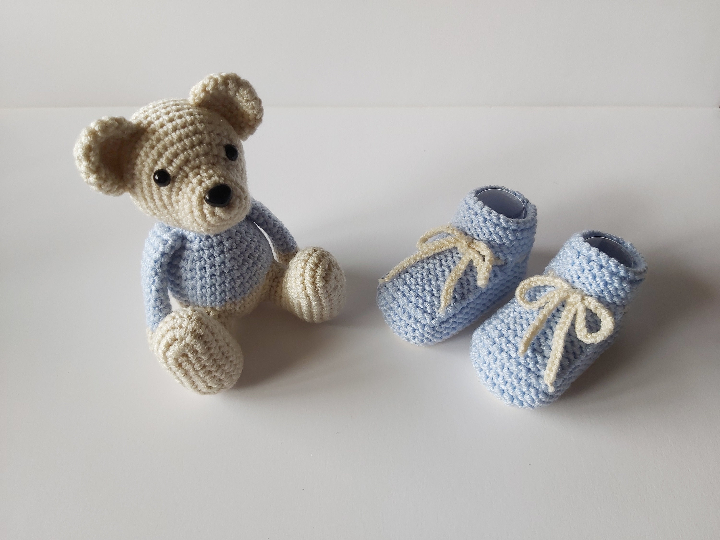 Botas de bebé tejidas a mano para recién nacido, 0-3, 3-6, 6-9 meses ...