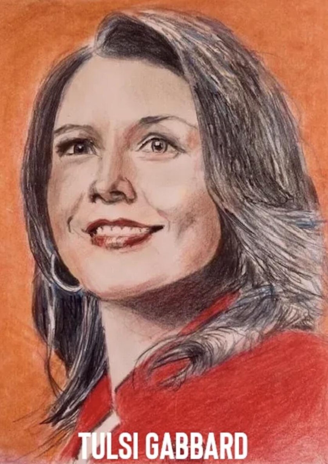 Tulsi Gabbard Portrait - Etsy
