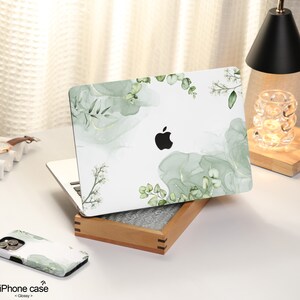 Green Eucalyptus MacBook Shell Case Decal Cover for New MacBook M1 Pro ...