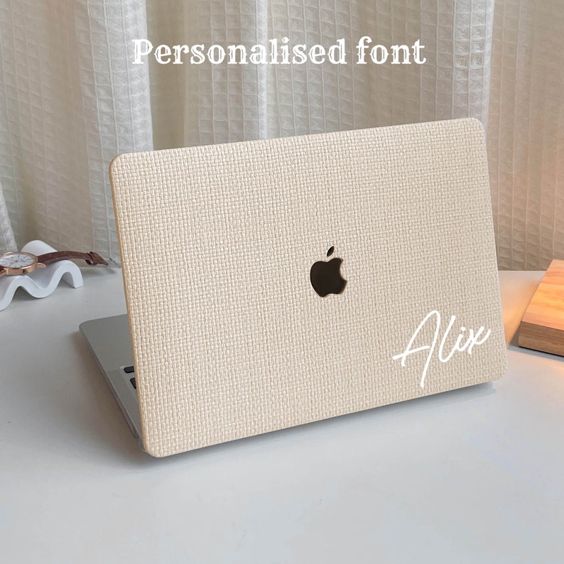 Beige Weave Custom Macbook Shell Case Cover for New Macbook M1 - Etsy