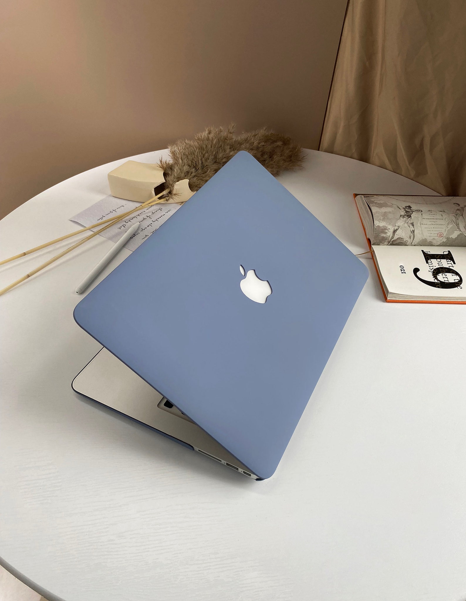 Blue Matte Unique Macbook Shell Case Decal Cover for New - Etsy