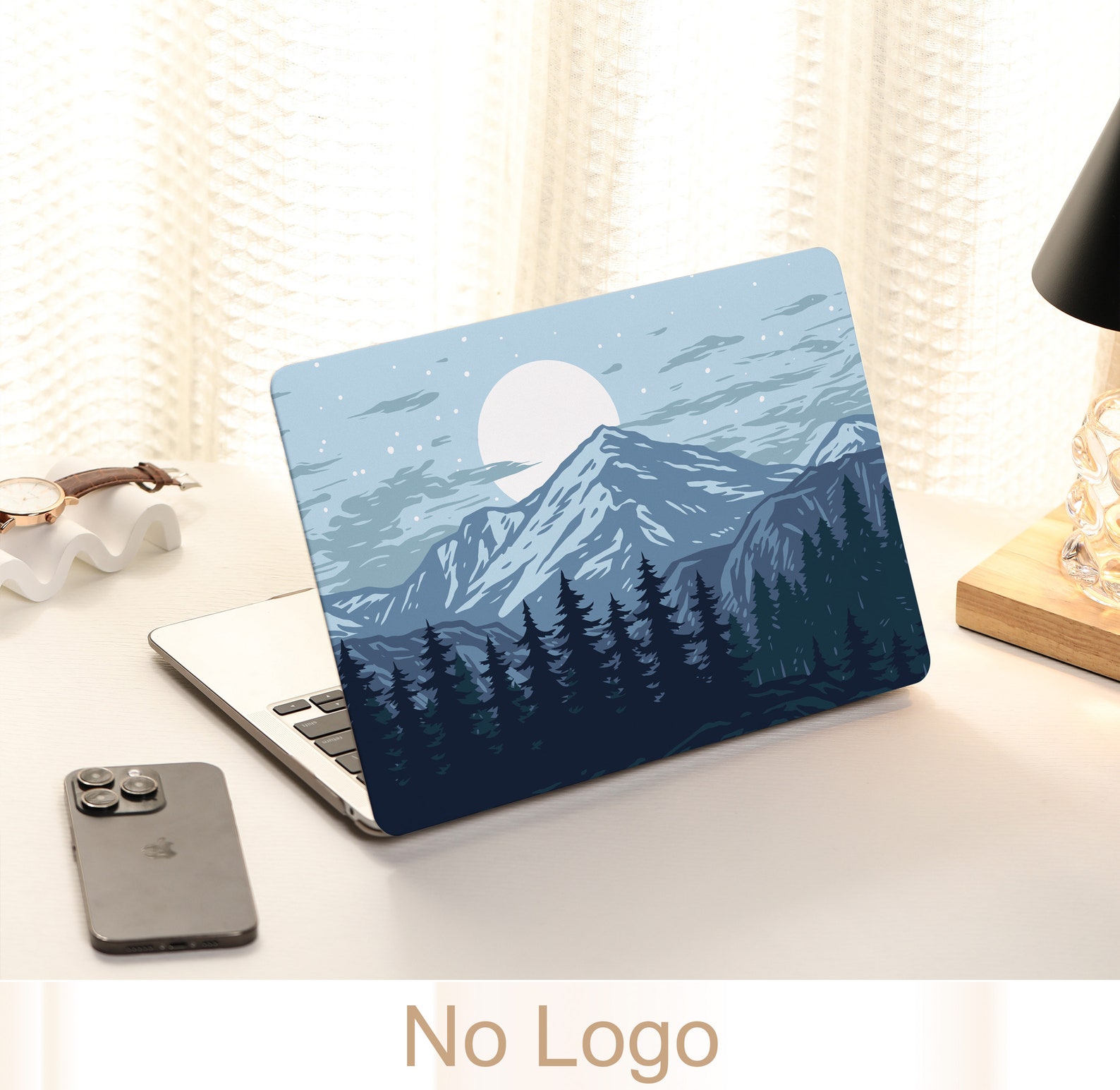 Bright Moon on the Peak MacBook Shell Case Decal Cover for New MacBook ...