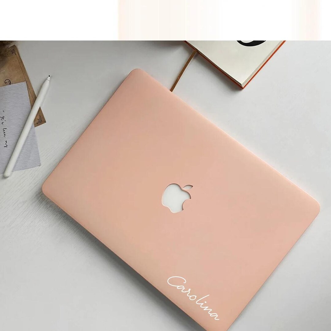 Frosted Pink Matte MacBook Shell Case Decal Cover for New MacBook M1 ...