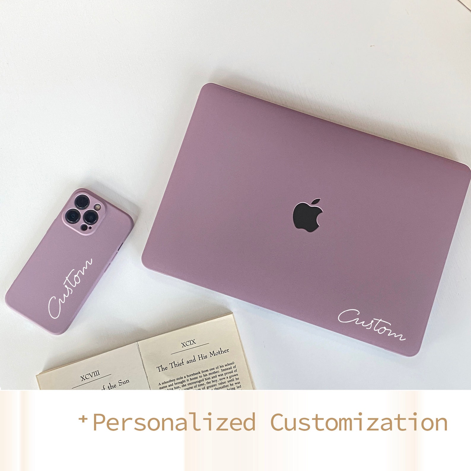 Violet Dark Purple Macbook Shell Case Decal Cover for New - Etsy