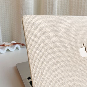 Vanilla Ice Cream Weaving MacBook Shell Case Cover for New MacBook M1 ...