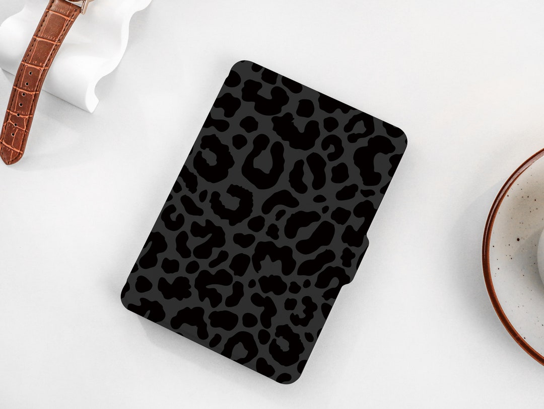 Black Leopard Print Personalized Kindle Case, All-new Kindle Case ...
