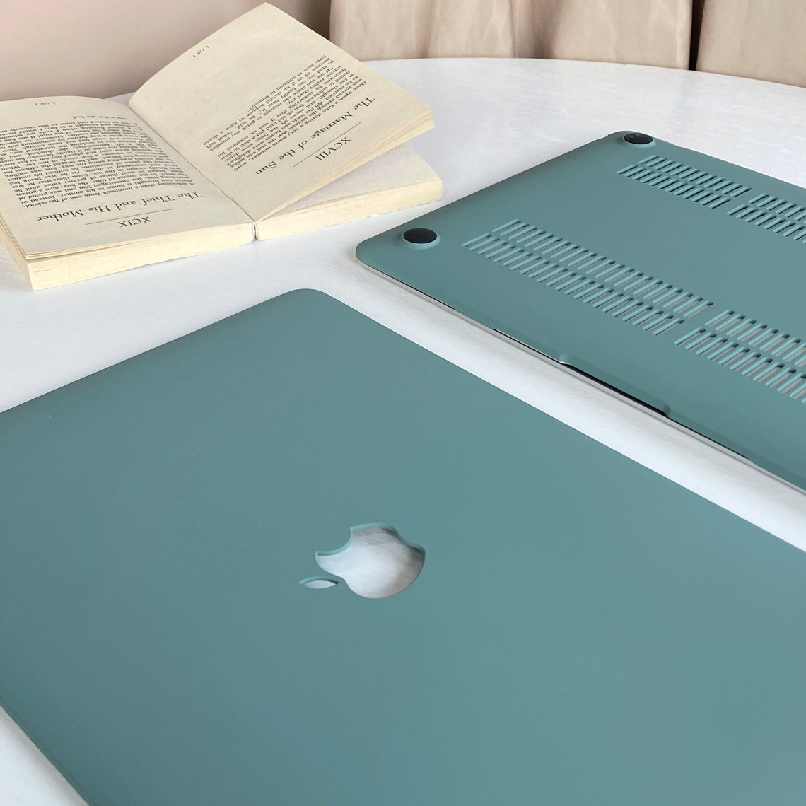 Peacock Blue Macbook Shell Case Decal Cover for New Macbook M1 - Etsy