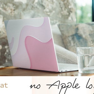 Pink Cream MacBook Shell Case Decal Cover for New MacBook M1 Pro 13 14 ...