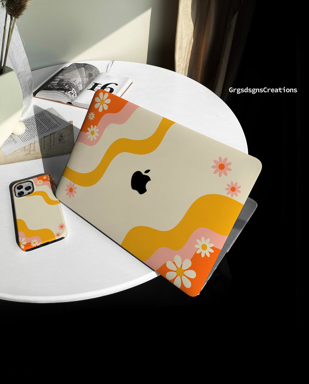 Flower Aesthetics Macbook Shell Case Decal Cover for New - Etsy