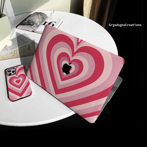 Brown Psychedelic Heart Macbook Shell Case Decal Cover for New - Etsy