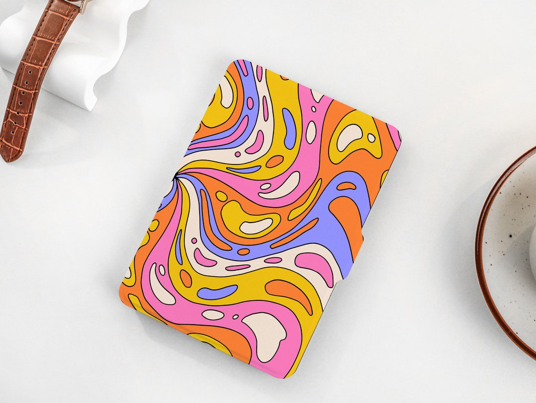 Rainbow Vortex Personalized Kindle Case, All-new Kindle Case, Custom ...