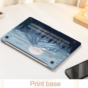 Bright Moon on the Peak MacBook Shell Case Decal Cover for New MacBook ...