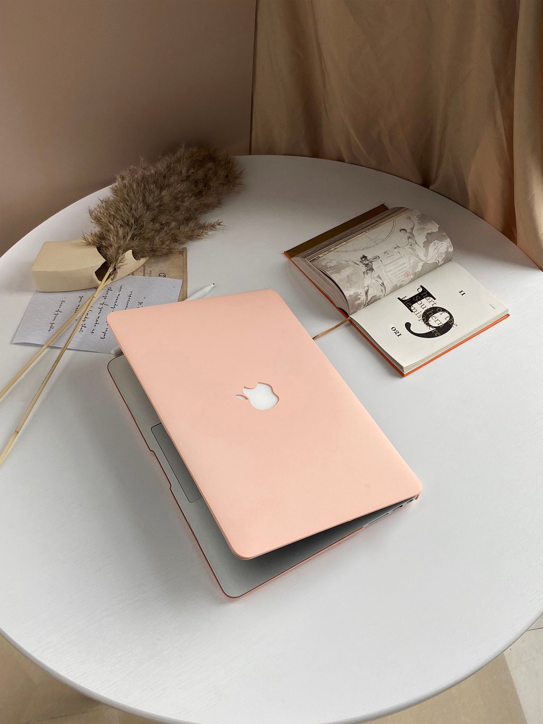 Frosted Pink Matte MacBook Shell Case Decal Cover for New MacBook M1 ...