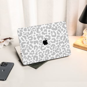 Grey and White Spots MacBook Case for MacBook Air 13 Case MacBook Pro ...