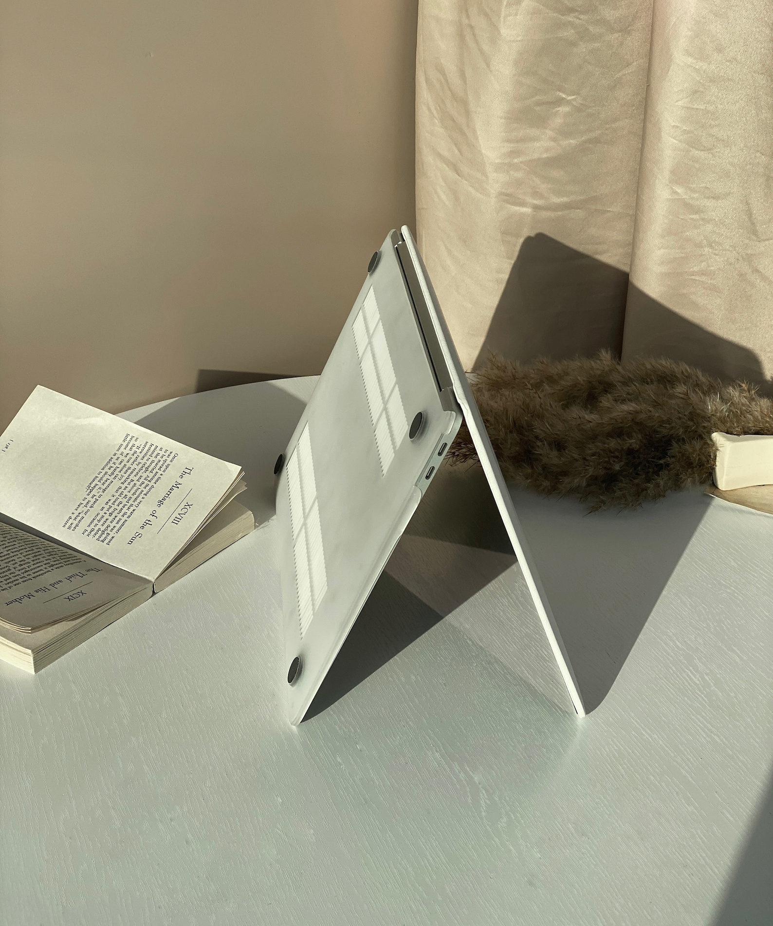 Ivory White Leather Macbook Case Decal Cover for New Macbook - Etsy