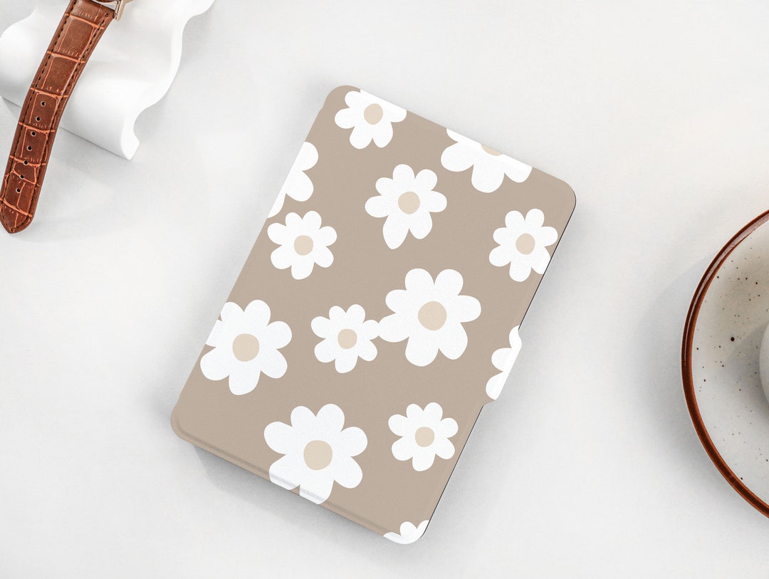 White Flower Coffee Personalized Kindle Case, All-new Kindle Case ...
