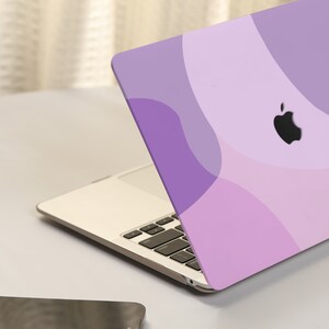 Purple Blend Printing MacBook Shell Case Decal Cover for New MacBook M1 ...