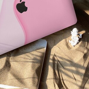 Pink Cream MacBook Shell Case Decal Cover for New MacBook M1 Pro 13 14 ...