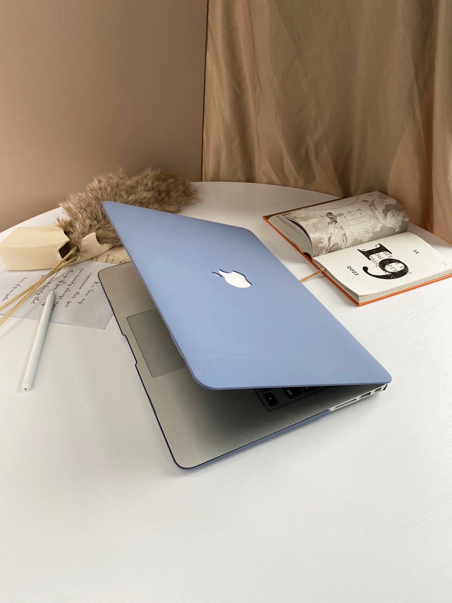 Blue Matte Unique Macbook Shell Case Decal Cover for New - Etsy