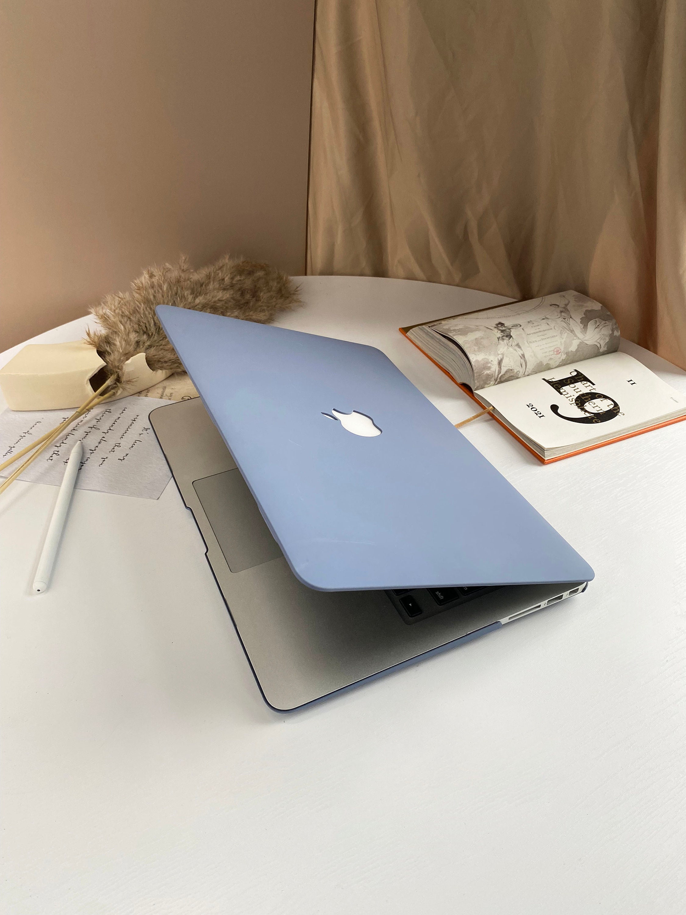 Blue Matte Unique Macbook Shell Case Decal Cover for New - Etsy