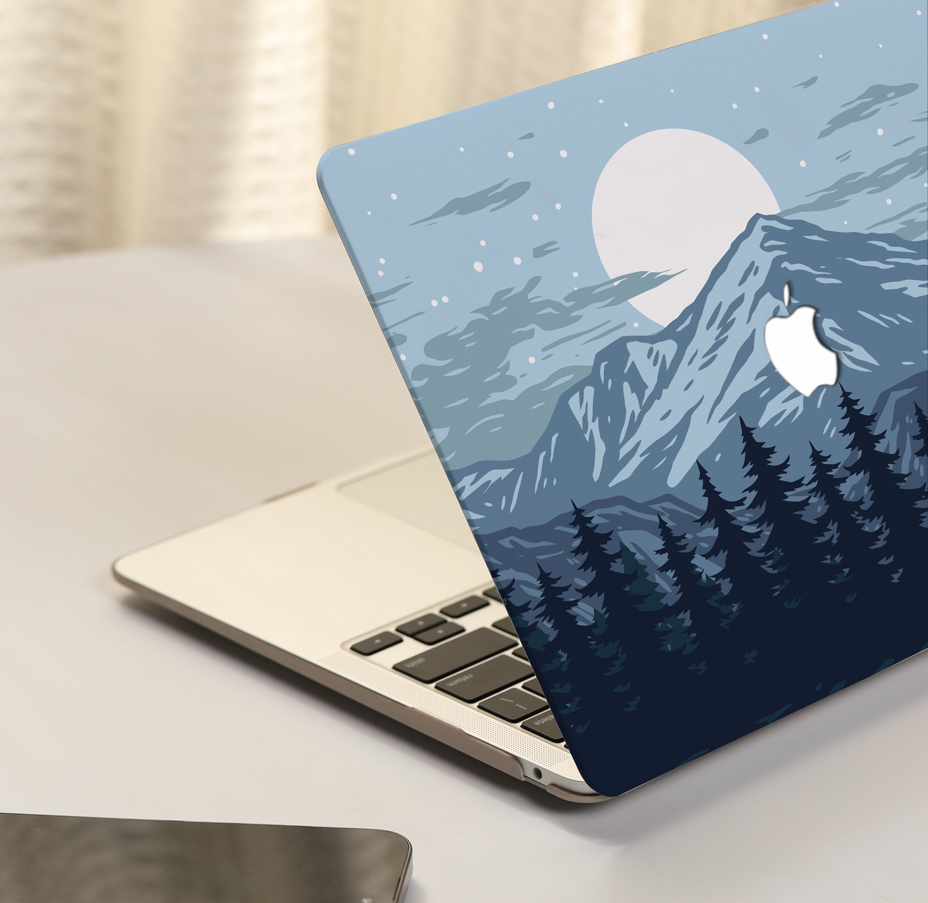 Bright Moon on the Peak MacBook Shell Case Decal Cover for New MacBook ...