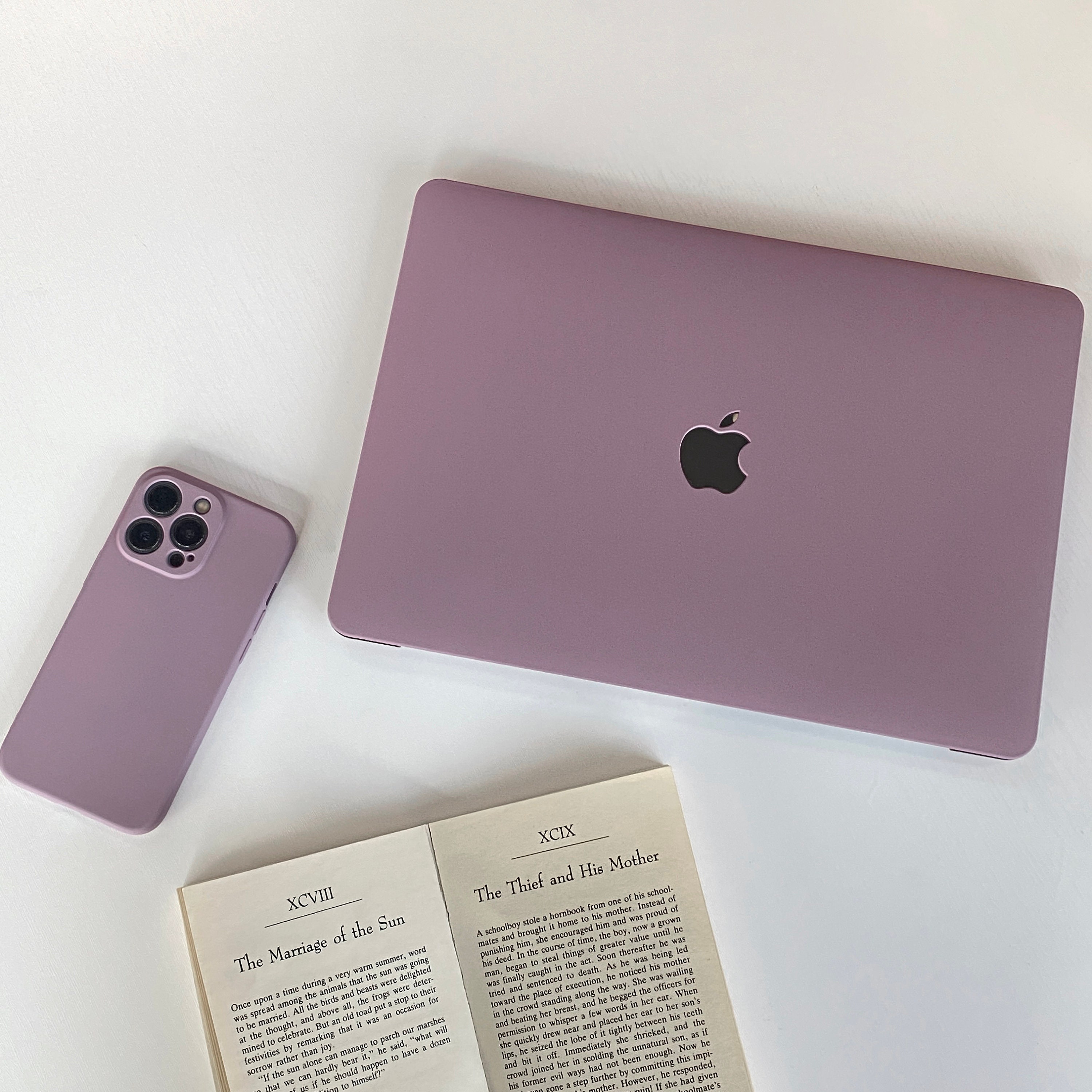 Violet Dark Purple Macbook Shell Case Decal Cover for New - Etsy
