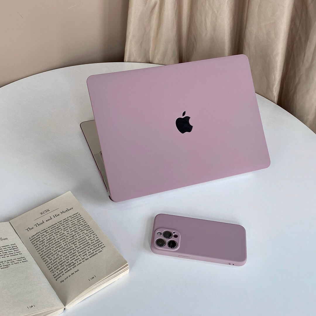 Violet Dark Purple MacBook Shell Case Decal Cover for New MacBook M1 ...