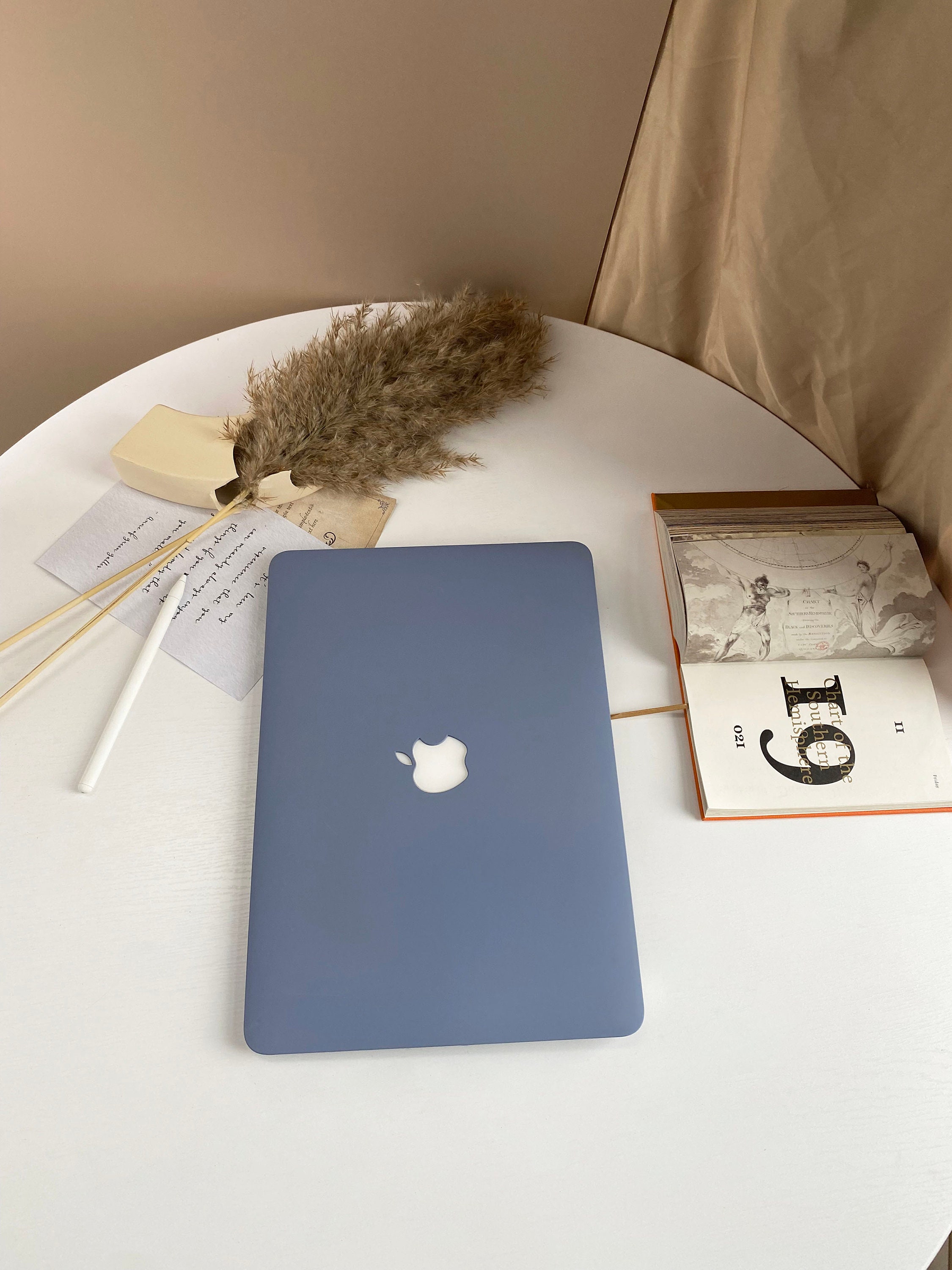 Blue Matte Unique Macbook Shell Case Decal Cover for New - Etsy