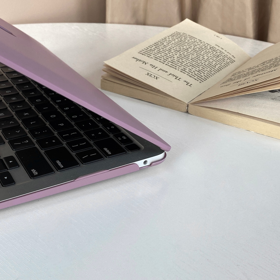 Violet Dark Purple Macbook Shell Case Decal Cover for New | Etsy