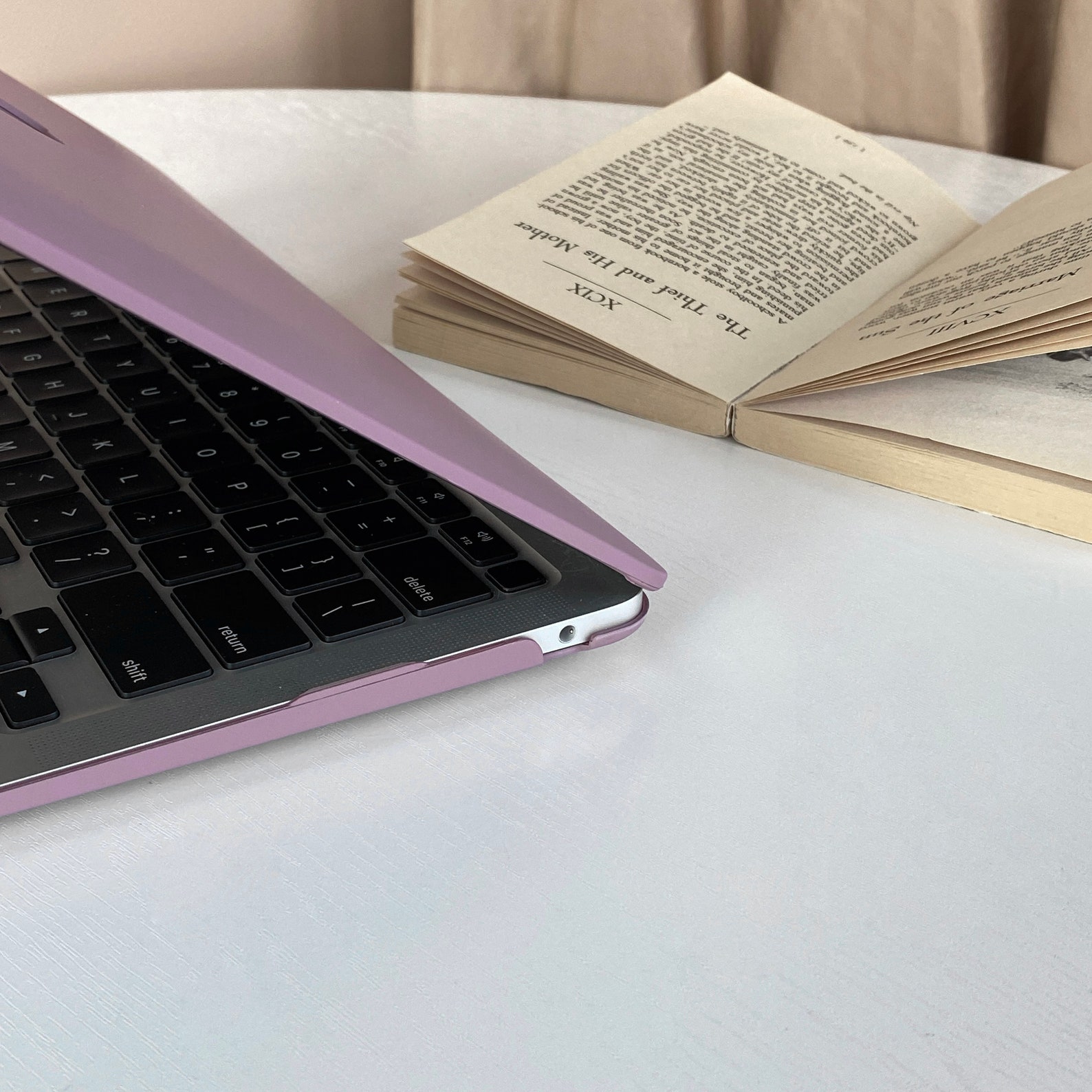Violet Dark Purple MacBook Shell Case Decal Cover for New MacBook M1 ...