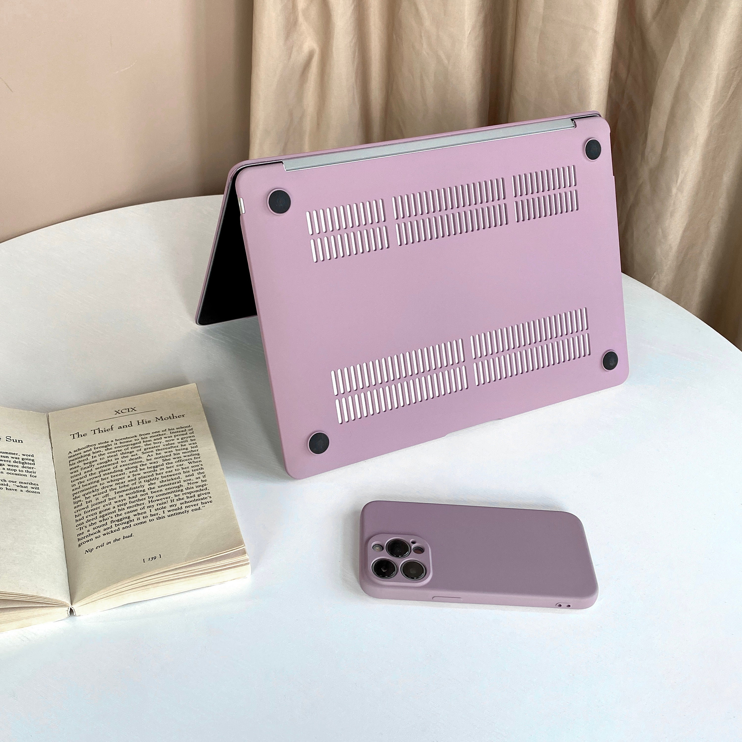 Violet Dark Purple Macbook Shell Case Decal Cover for New - Etsy