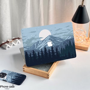 Bright Moon on the Peak MacBook Shell Case Decal Cover for New MacBook ...