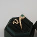 14K Green Emerald Snake Shape Animal Statement Ring Emerald Diamond ...